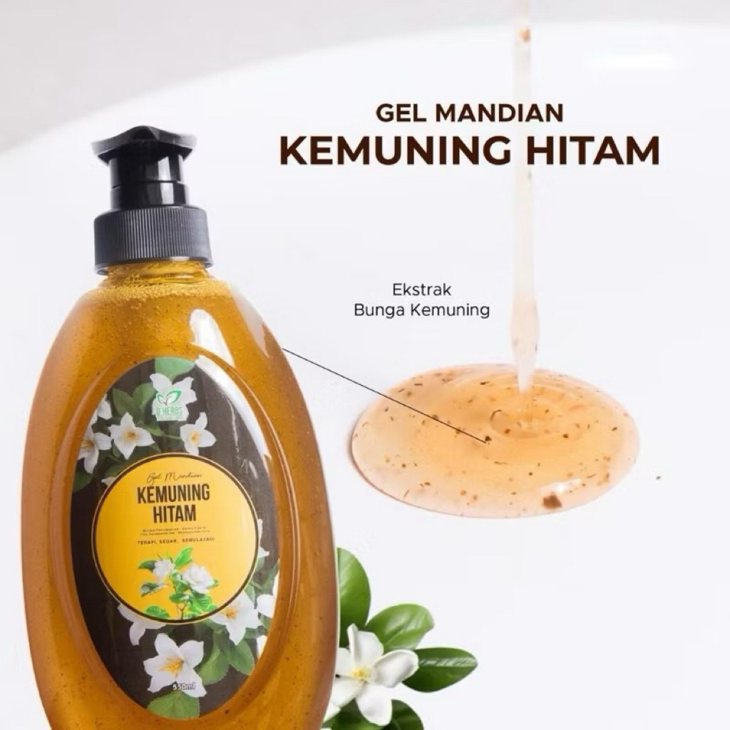 DHERBS Gel Mandian Kemuning Hitam | Shopee Malaysia