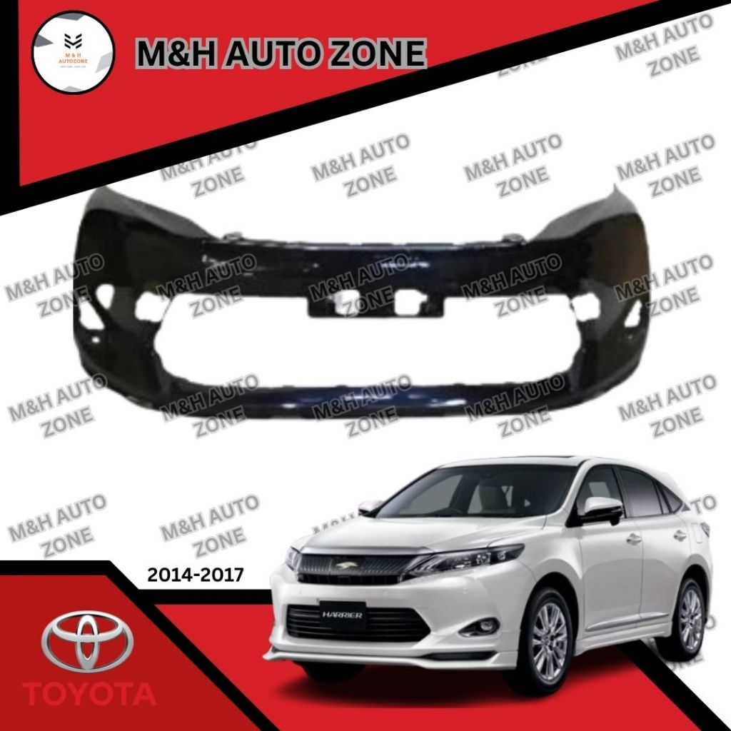 Original Toyota Front Bumper Toyota Harrier ZSU60 2014 - 2017 [NO ...