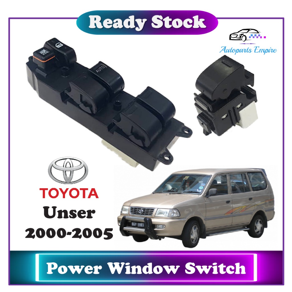 Toyota Unser 】 Power Window Switch / Suis Tingkap / Main & Sub ( 2000 ...