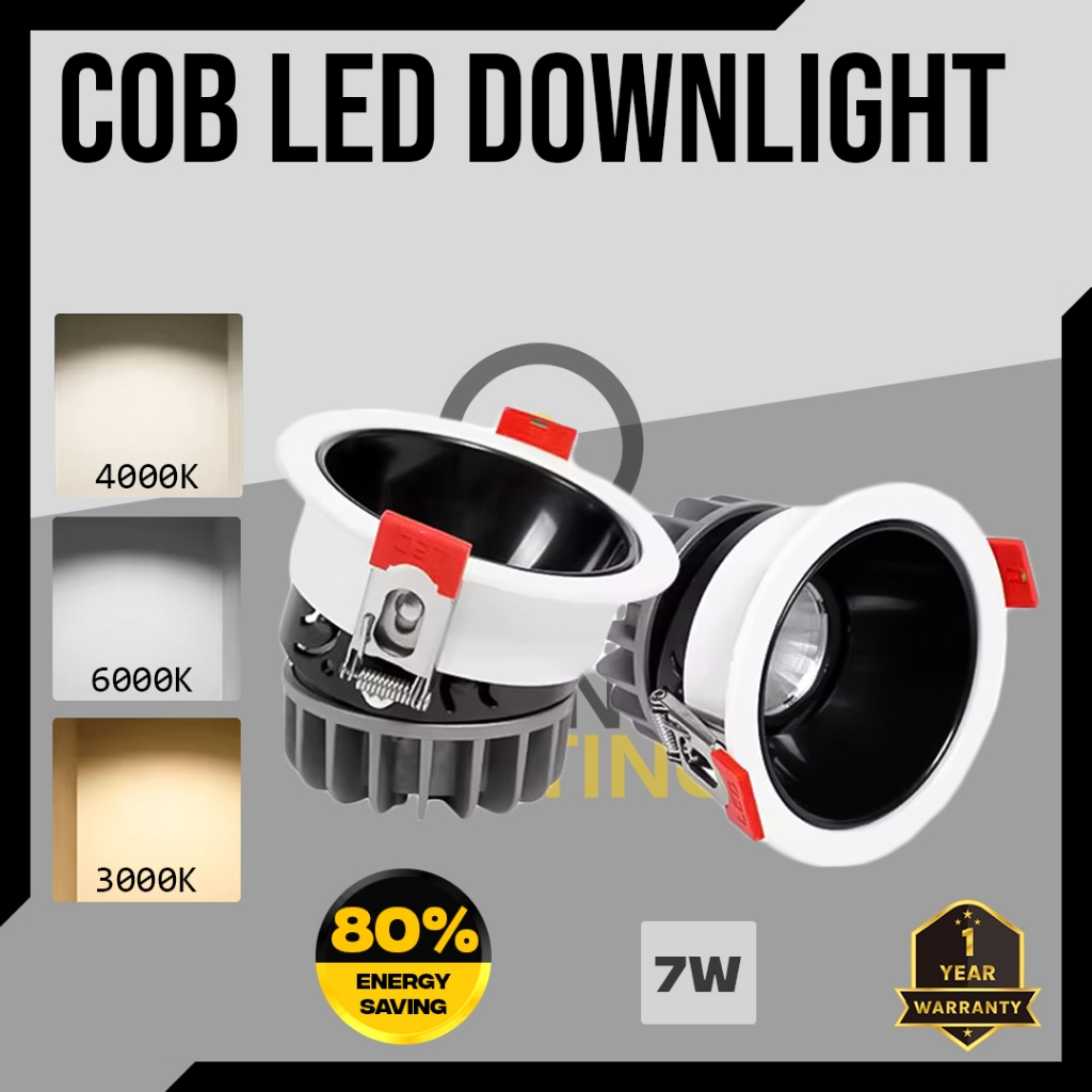 New Designer COB 7Watt Ceiling Downlight Easy To change eye ball lampu ...