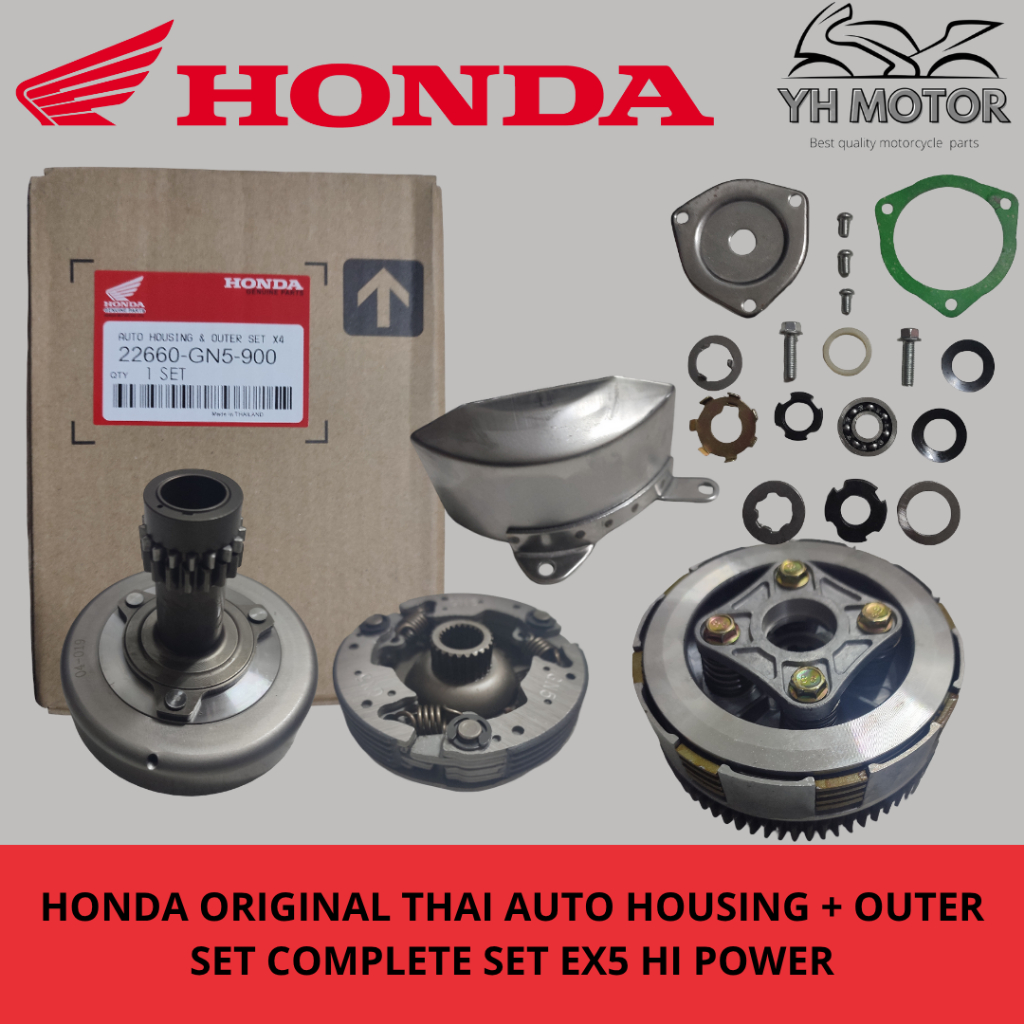 HONDA AUTO HOUSING + OUTER SET ORIGINAL THAI COMPLETE SET EX5 HI-POWER ...