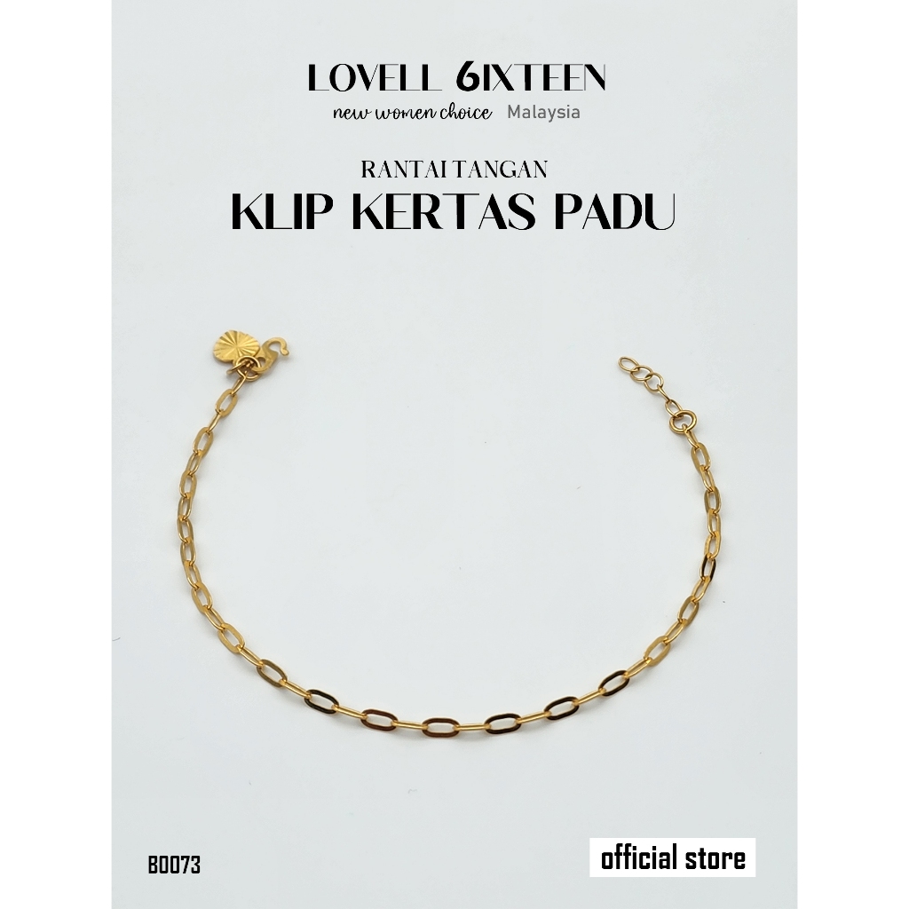 Lovell16 Rantai Tangan Klip Kertas Padu (B0073) | Shopee Malaysia