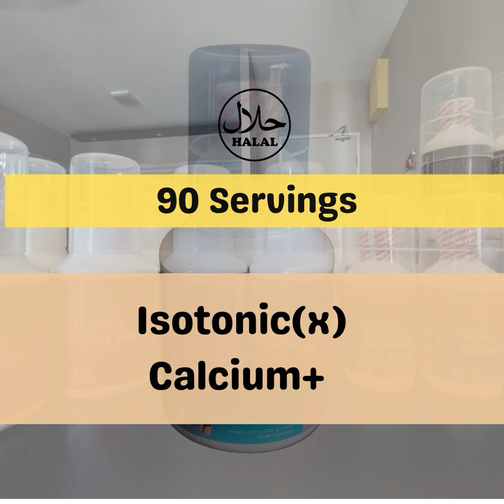 **Ready Stock**Isotonic(x) Calcium+ powder (90 servings 300g / 30 ...
