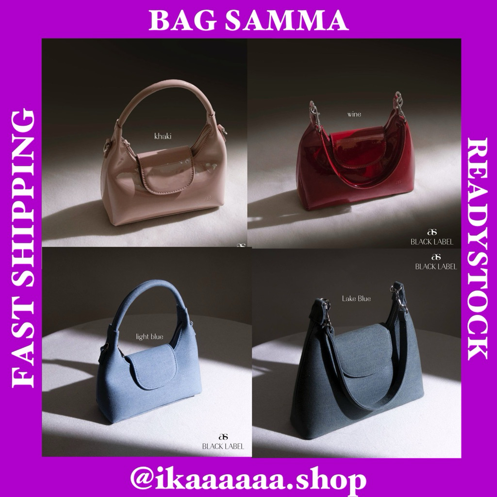[READY STOCK] BAG SAMMA Glossy New Colour & Denim (Original HQ) by Papa ...