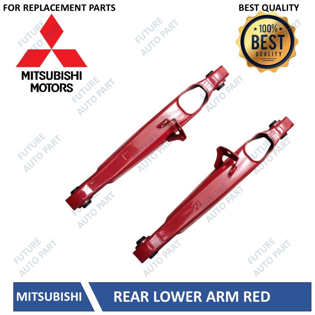 RED LOWER ARM REAR (LH/RH) SET FOR PROTON WIRA /GEN2 /WAJA /PERSONA ...