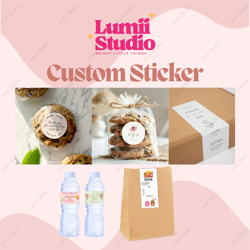 [CUSTOM] Goodies Bag Sticker | Bottle Sticker | Birthday Sticker ...