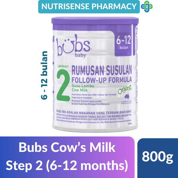 Bubs Baby Rumusan Susulan Susu Lembu Langkah 2 Follow-Up Formula Cow ...