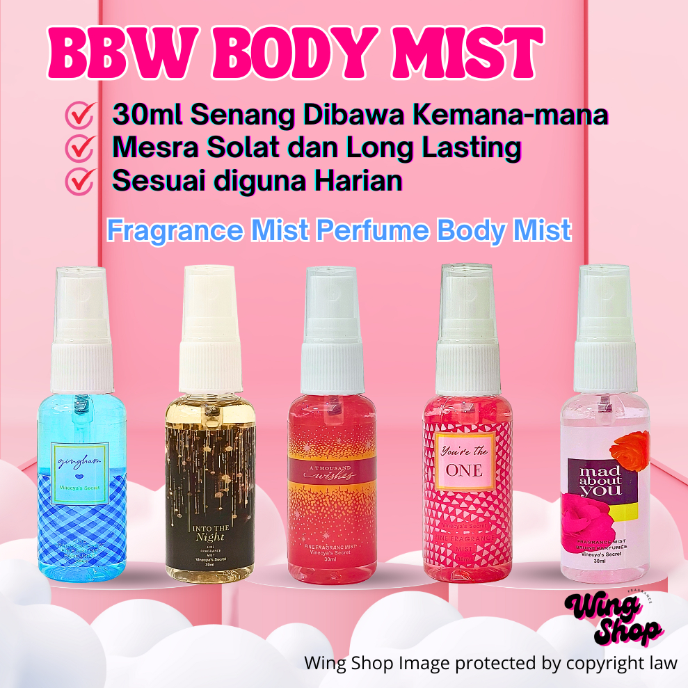 30ml BBW Body Mist Women Fragrance Spray Perfume Body Mist Perempuan ...