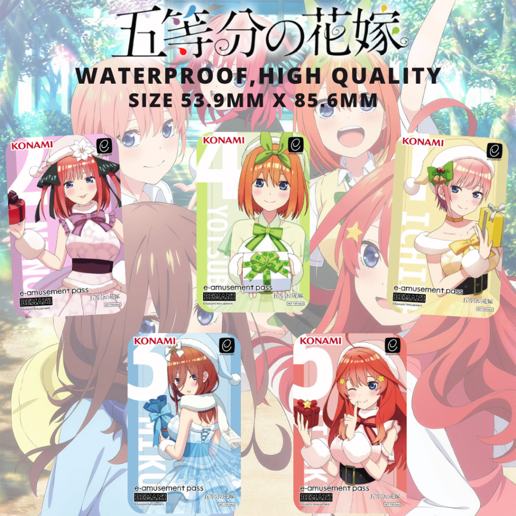 Banapassport Blank Card and The Quintessential Quintuplets Sticker ...