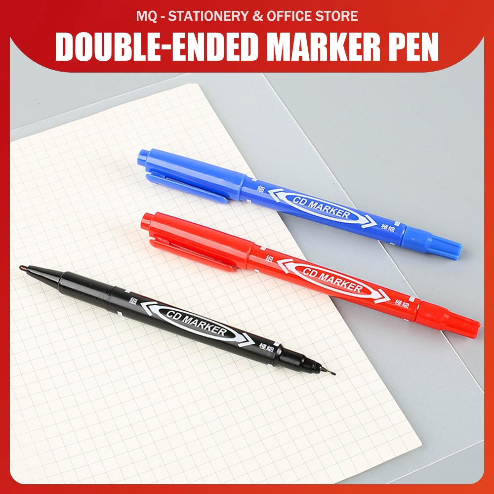Waterborne 2 Head Marker Pen with Fine and Extra Fine Points School and ...