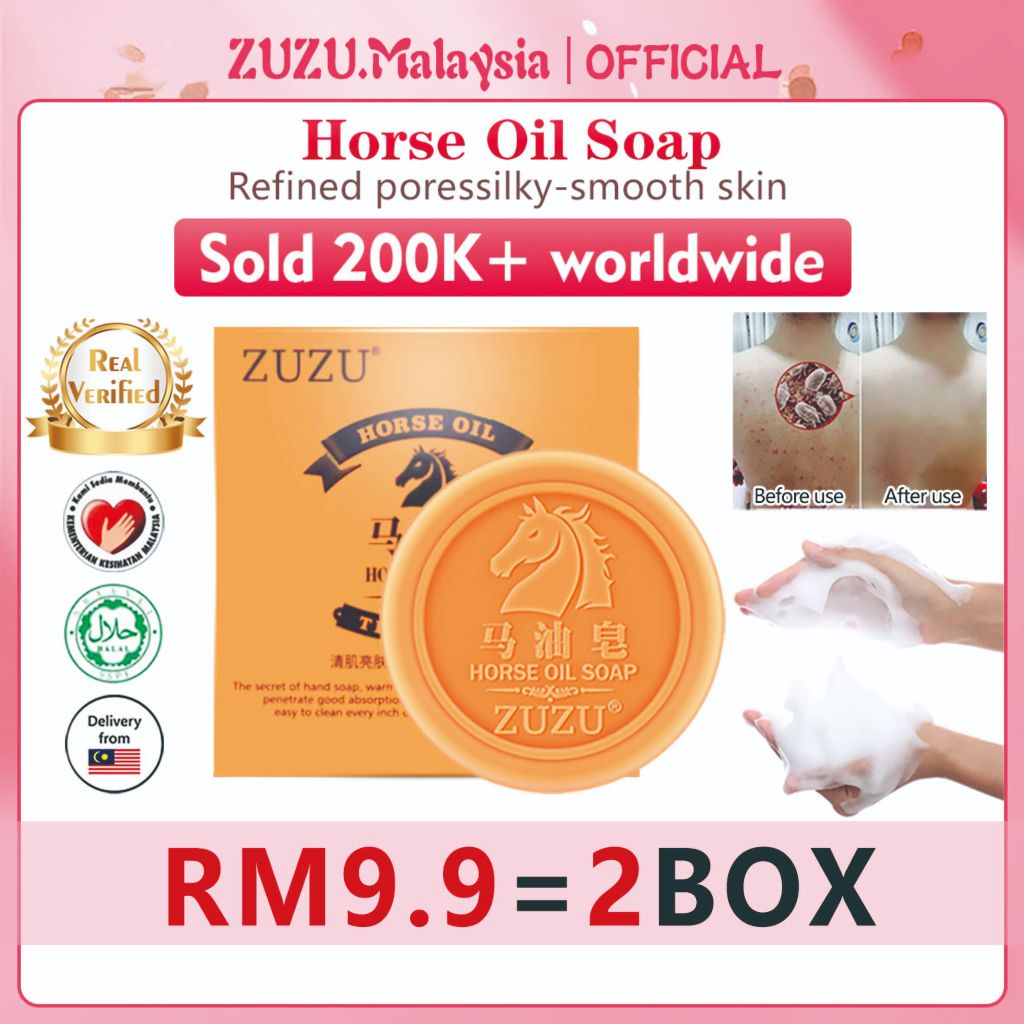 ZUZU Sabun Minyak Kuda｜Anti-Hama & Bintik Hitam · Muka & Badan · Bersih ...