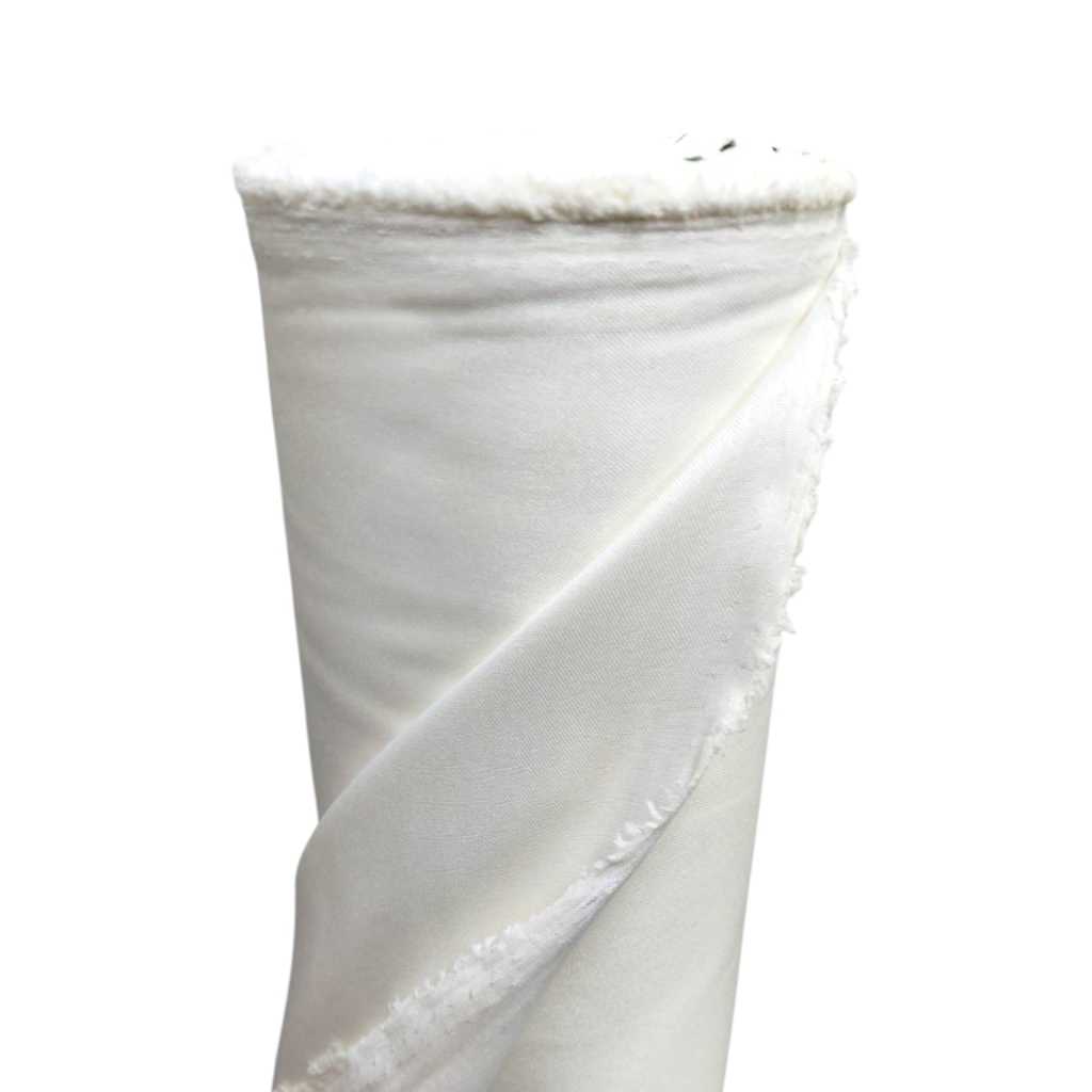 44"/45" Creamy White Polyester Pongee Lining Fabric – Smooth ...