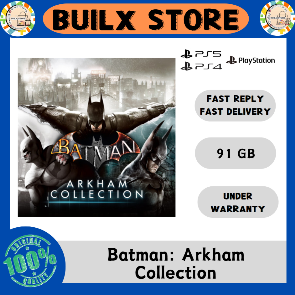 Batman Arkham Collection (Koleksi Arkham) - PS4 & PS5 [Permainan Muat ...