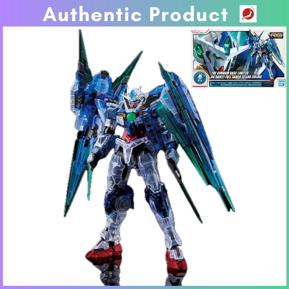 RG 1/144 00 Qan[T] Full Saber [Clear Color] – Gundam Base Limited ...