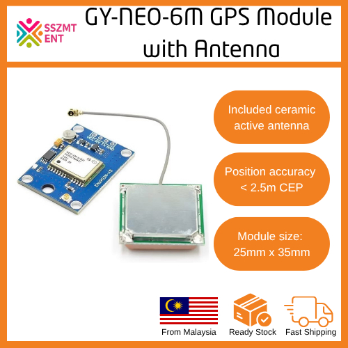 GY-NEO-6M GPS Module with Antenna | Compatible with APM2.5, Arduino ...