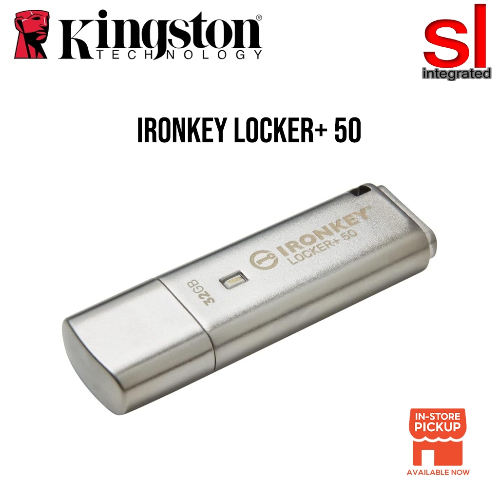Kingston IronKey DataLocker Plus 50 Encrypted USB Flash Drive | Shopee ...