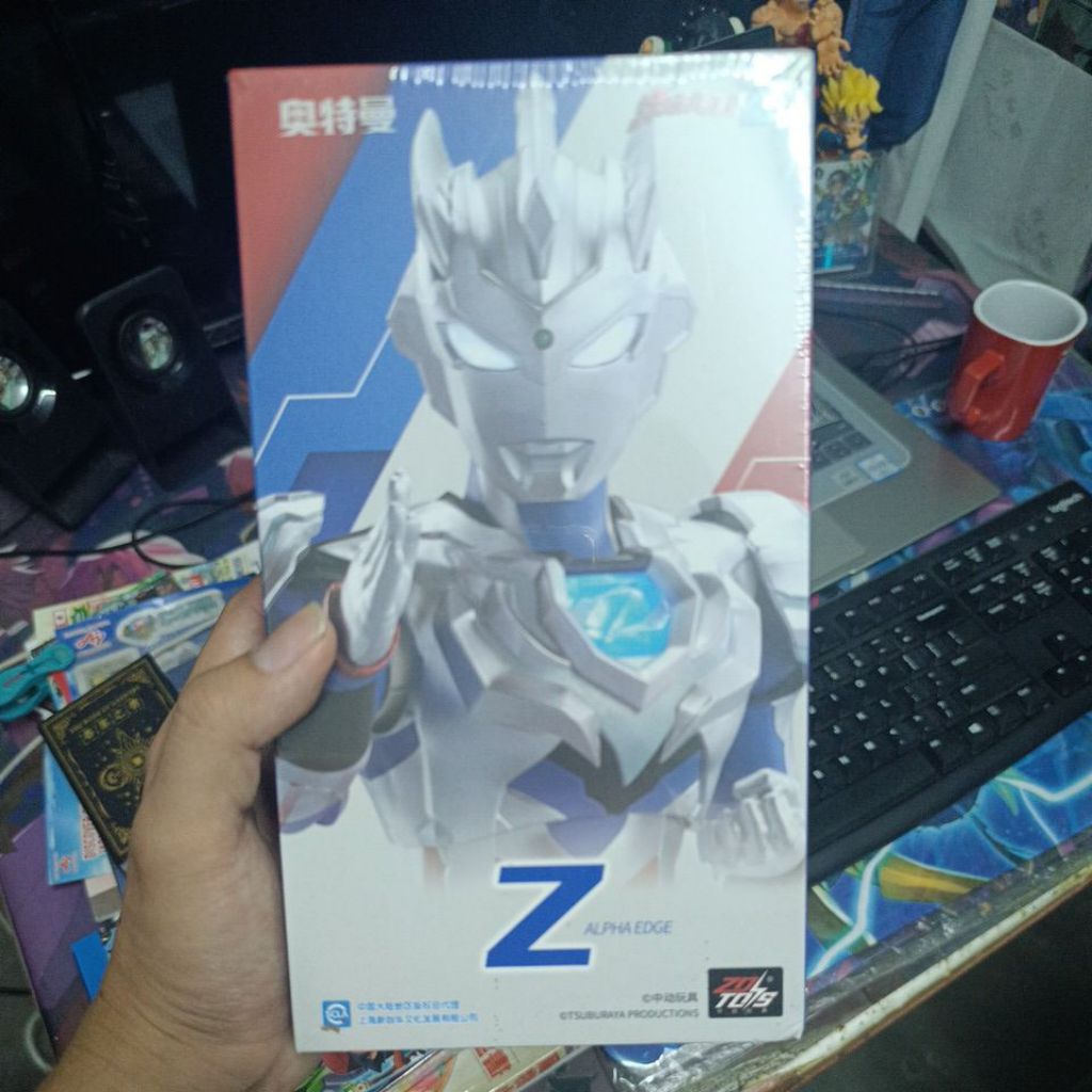 【READY STOCK 】ZD TOYS Ultraman Z Alpha Edge Ultraman Light-Up Series ...