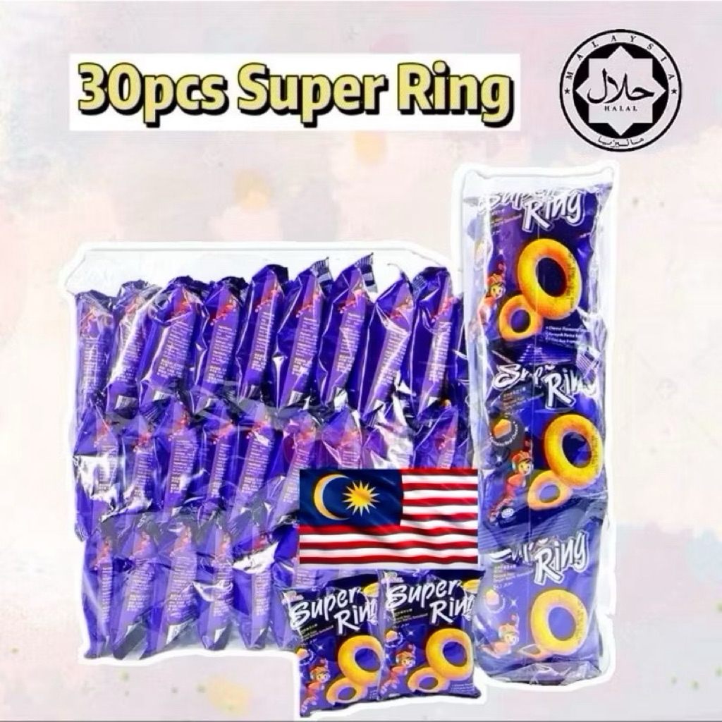 Super Ring Cheese 12g x 30pcs Halal | Shopee Malaysia