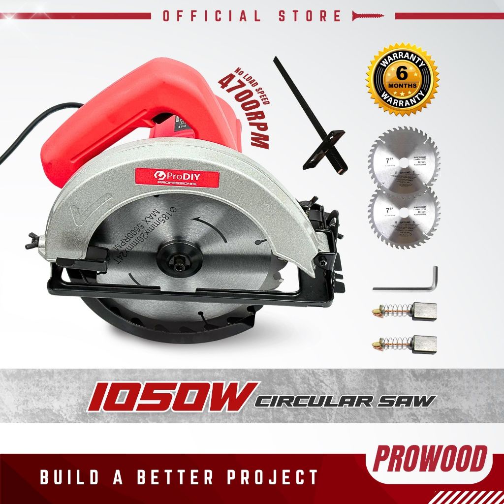 PROWOOD 5806B Circular Saw Wood Cutter Machine Mesin Potong Kayu Mesin ...