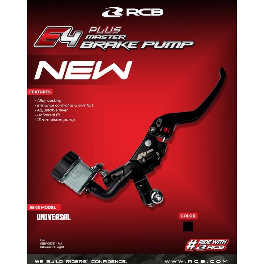 RCB E4+ MASTER PUMP E4-PLUS E4 RH LH BRAKE PUMP BREK PAM 15mm | Shopee ...