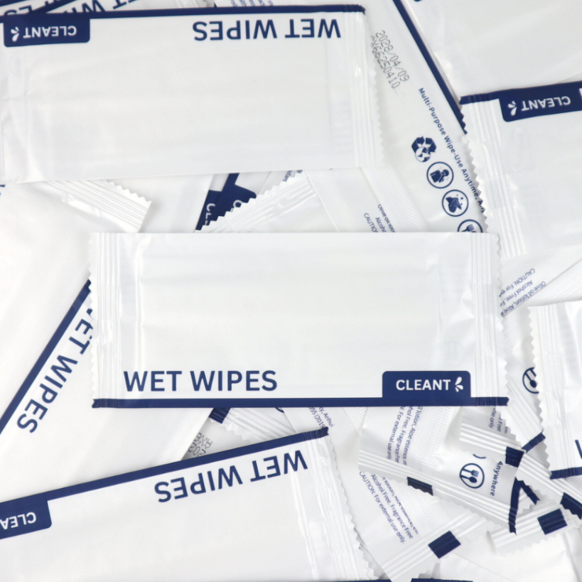 Wet Tissue Alcohol Free Anti Bacterial Hand Wipes Individual Packing ...