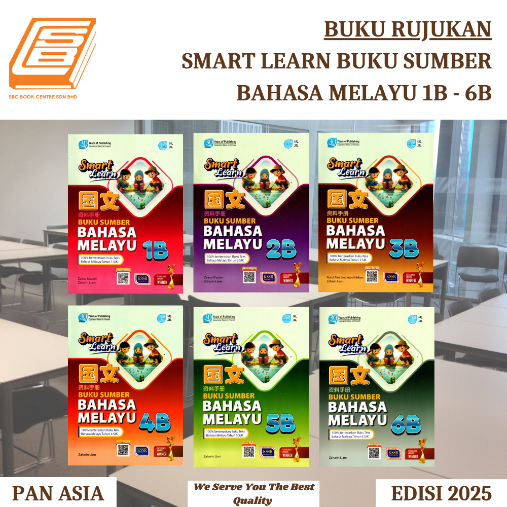 [SBCB] Buku Rujukan : Buku Sumber Bahasa Melayu SJKC 1B - 6B ( Pan Asia ) | Shopee Malaysia