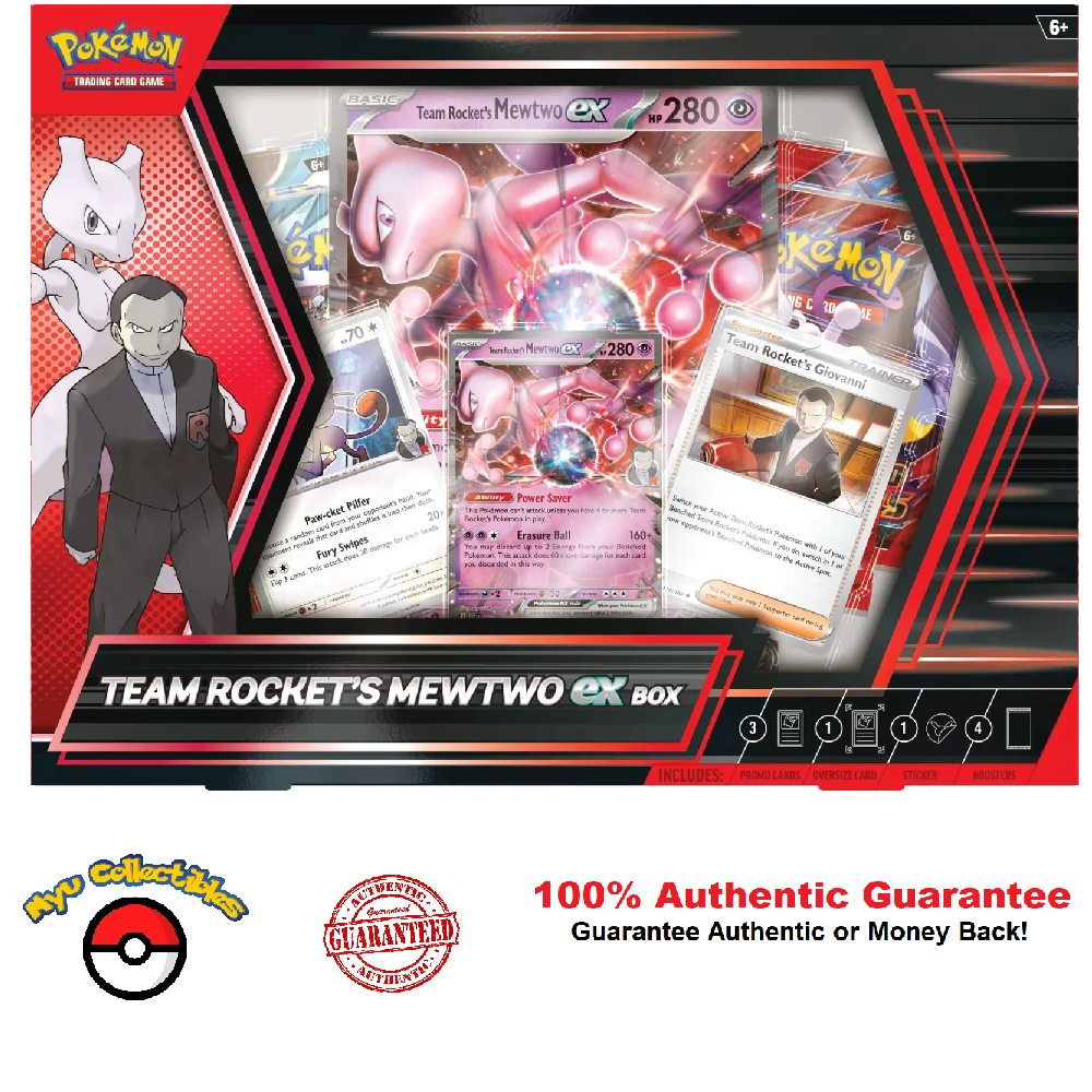 Pokémon TCG: Team Rocket’s Mewtwo ex Box | Shopee Malaysia