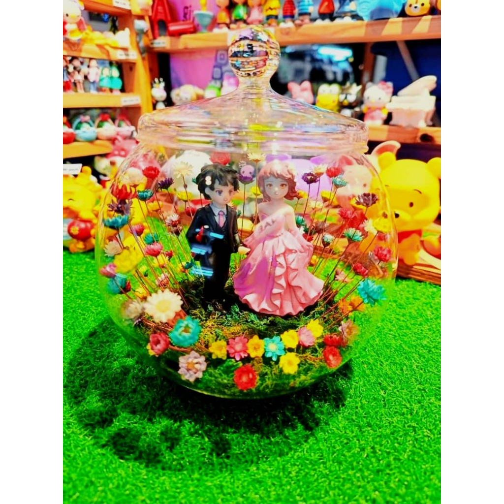 G49 – Small Round Covered Glass | Botol Bulat Bertutup Kecil | 小圆盖玻璃瓶 ...