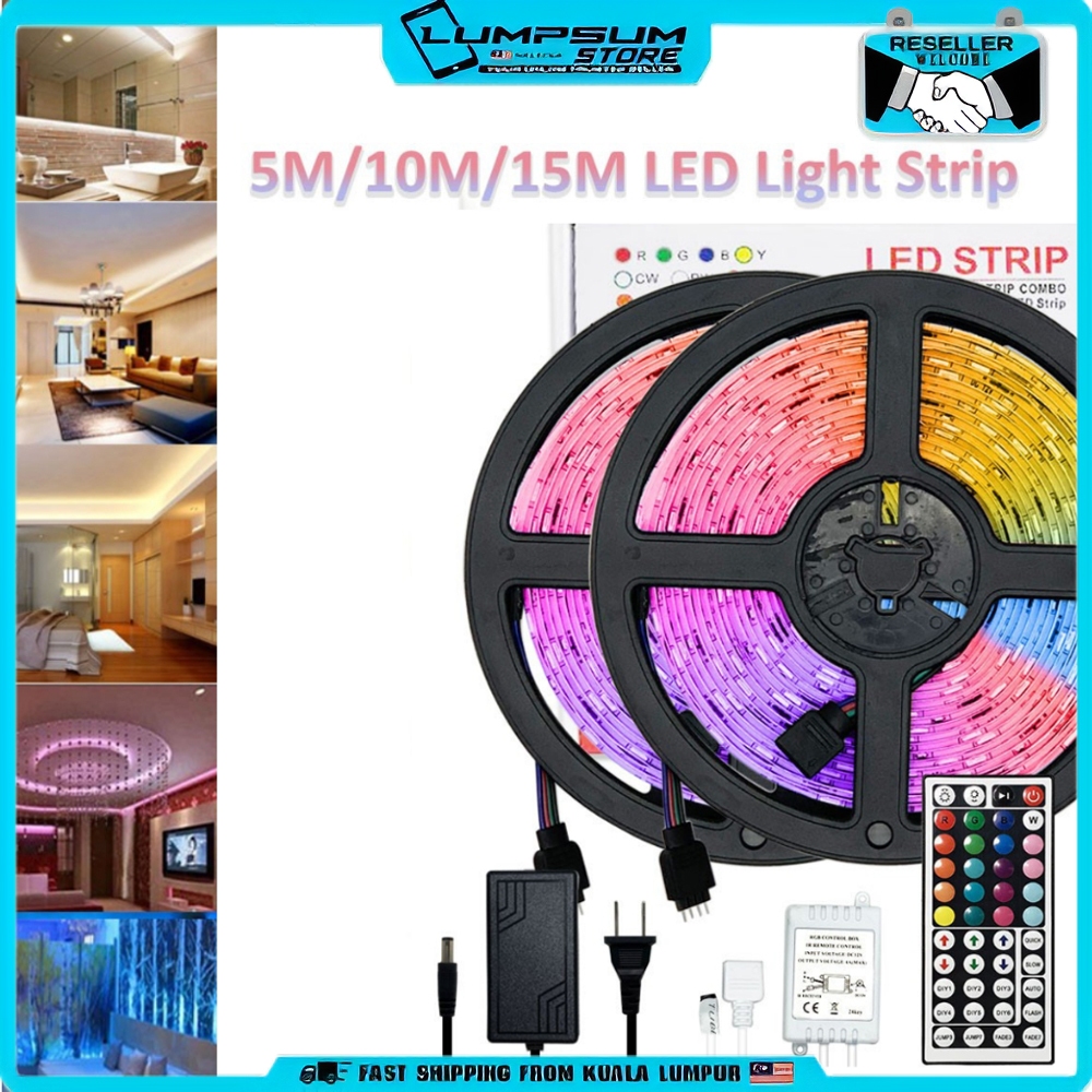 Waterproof LED Strip Light RGB LED Light Strip 2835 5050 LED Tape ...