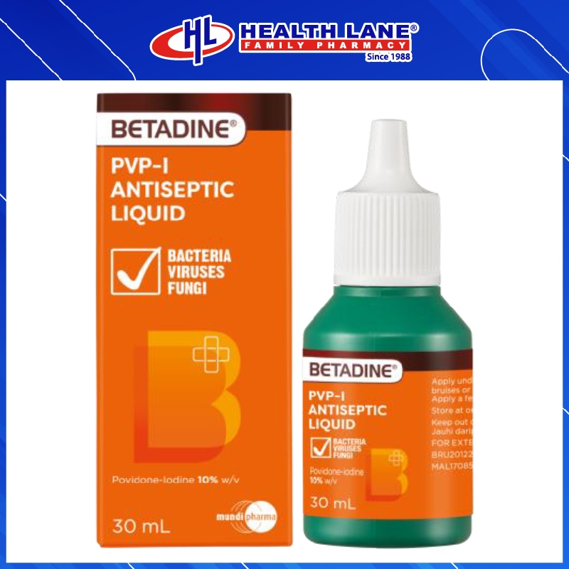 Betadine Antiseptic Liquid (30ml) | Shopee Malaysia