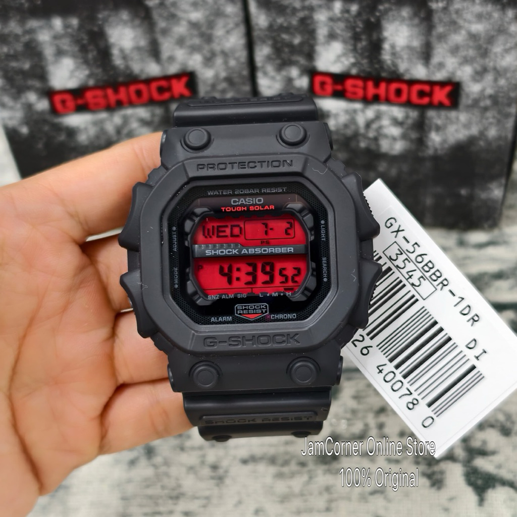 *KING*100% ORIGINAL CASIO G-SHOCK GX-56BBR-1 KING black and red ...