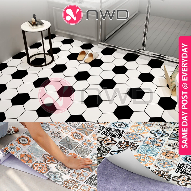 𝗙𝗟𝗢𝗢𝗥 𝗥𝗘𝗙𝗥𝗘𝗦𝗛 》 Waterproof Floor Sticker Non Slip Flooring Wallpaper ...
