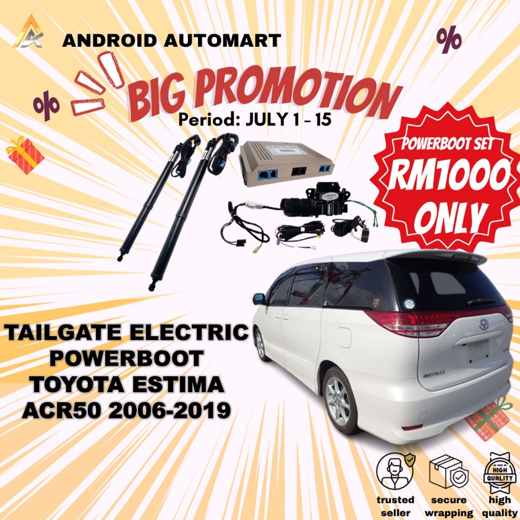Warranty Toyota Estima ACR50 Plug&Play Electric Auto Tailgate Power ...