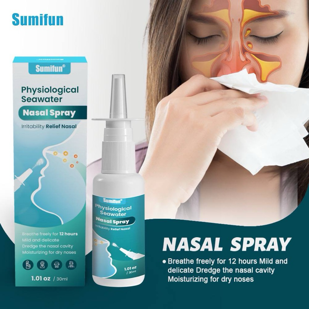 SEAWATER NASAL SPRAY Semulajadi Air laut fisiologi semburan hidung ...
