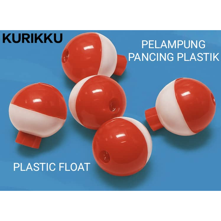 Pelampung Pancing Plastik Merah Putih Plastic float | Shopee Malaysia