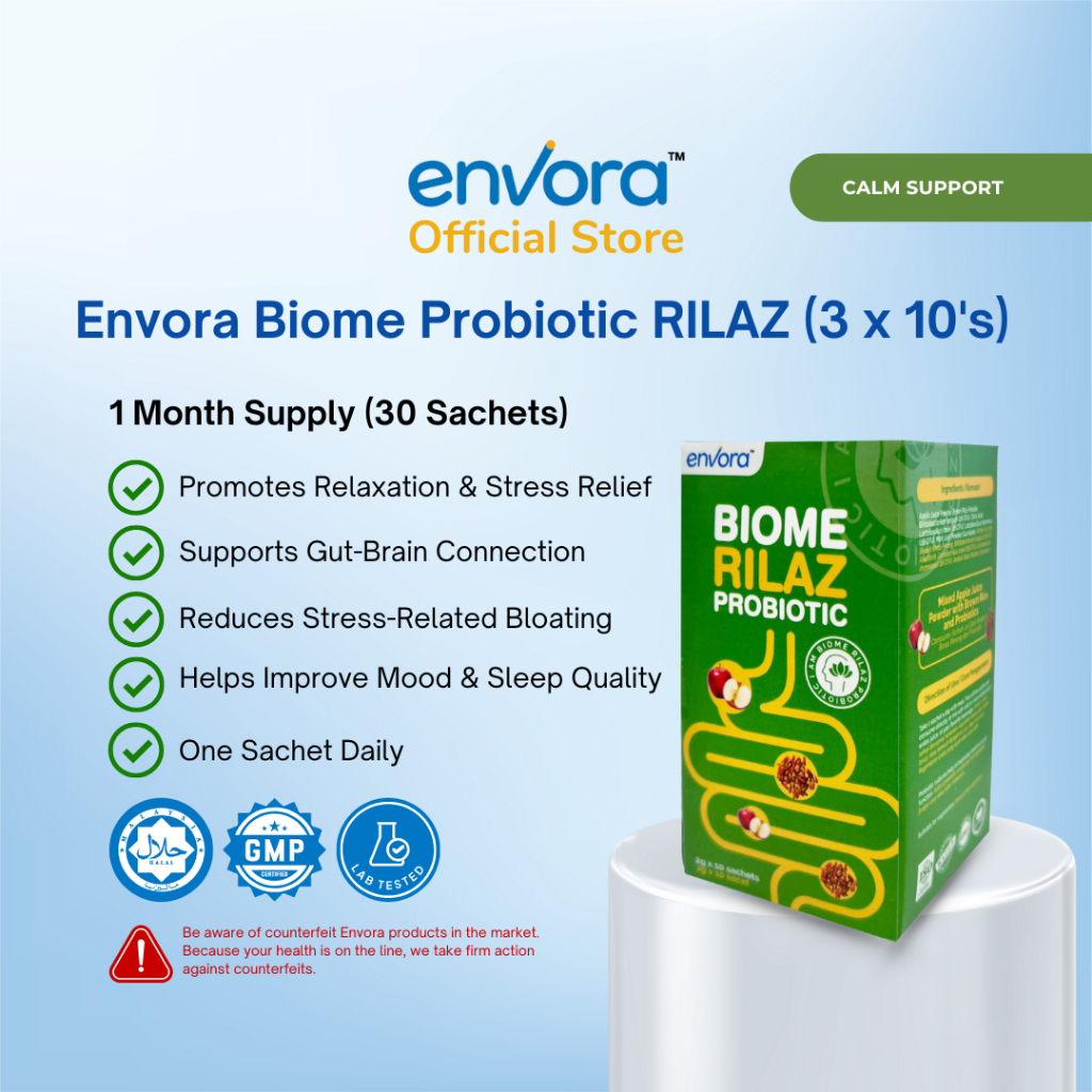 Envora Biome Probiotic RILAZ (3 x 10's) | Shopee Malaysia