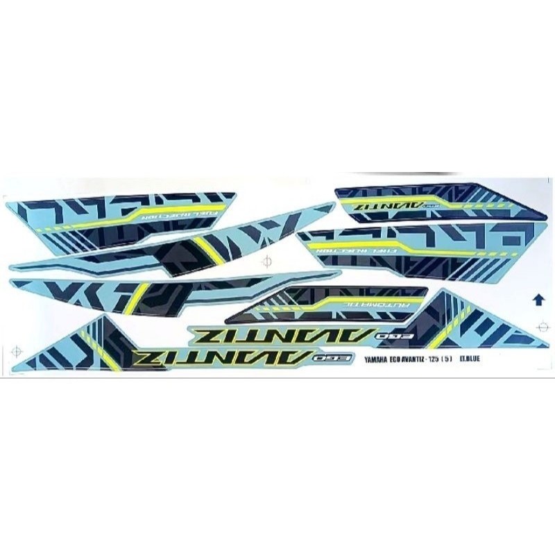 EGO AVANTIZ BODY STRIPE 5 YAMAHA EGO AVANTIZ 2024 BODY COVER SET ...