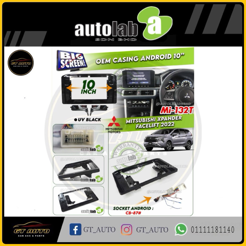MITSUBISHI XPANDER FL FACELIFT 24-25 CAR ANDROID PLAYER CASING 10 INCH ...
