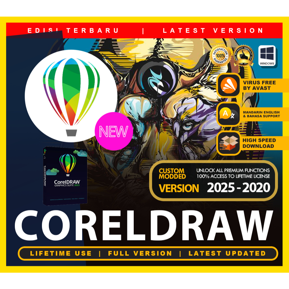 🔥𝗡𝗘𝗪🔥CorelDraw Graphics Suite 2025 V26 + Video Guides | 𝐖𝐢𝐧𝐝𝐨𝐰𝐬 | 𝐅𝐮𝐥𝐥 𝐕𝐞𝐫𝐬𝐢𝐨𝐧 | Shopee Malaysia