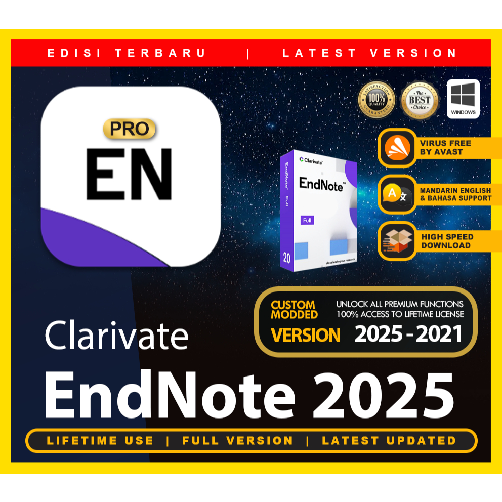 🔥100% WORKS🔥 EndNote v22 2025 for Windows PC 🔥 Latest Updated 🔥 Full ...