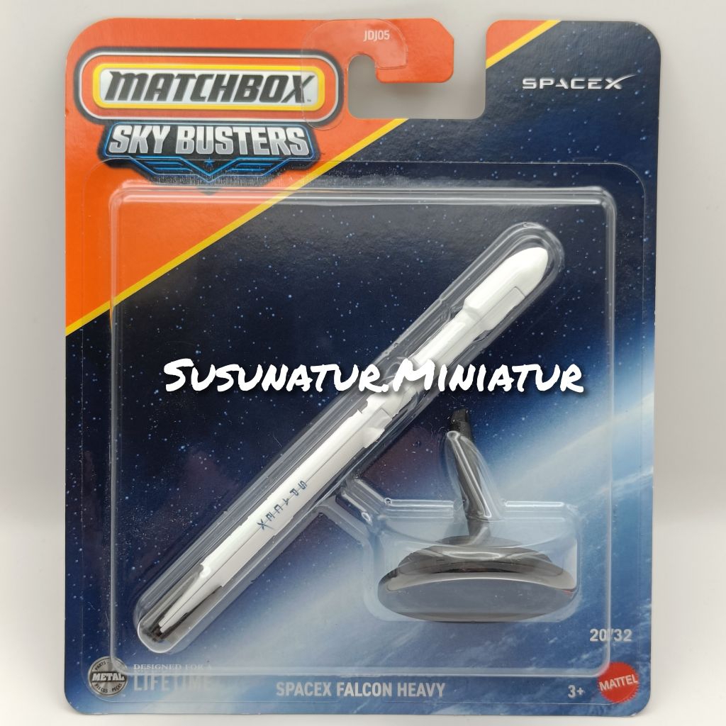Matchbox Sky Busters SpaceX Falcon Heavy (Card) MBX 2023 Space X Miniature | Shopee Malaysia