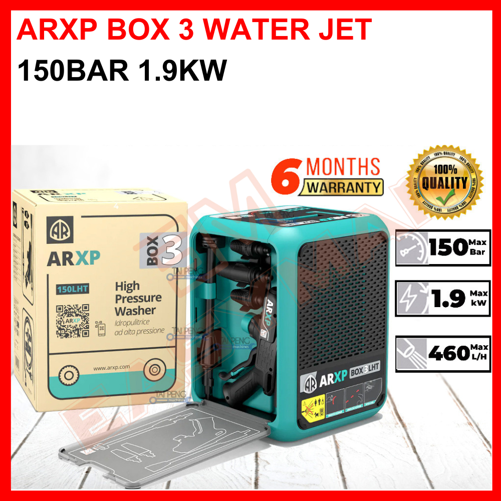 Smart Line - ARXP BOX3 150LHT AR italy water jet compact high pressure washer 150bar | Shopee ...