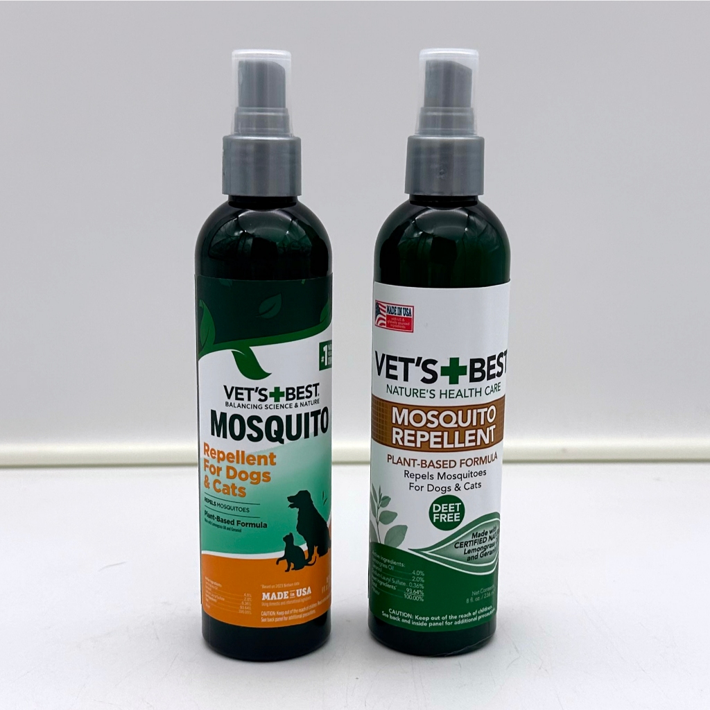 Vet’s Best Mosquito Repellent for Dogs & Cats Plant-Based Mosquito ...