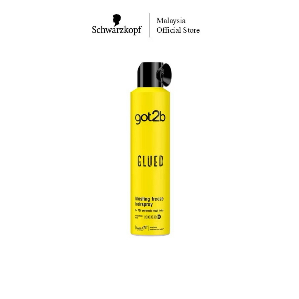 Schwarzkopf Got2b Glued Blasting Freeze Spray (300ml) | Shopee Malaysia
