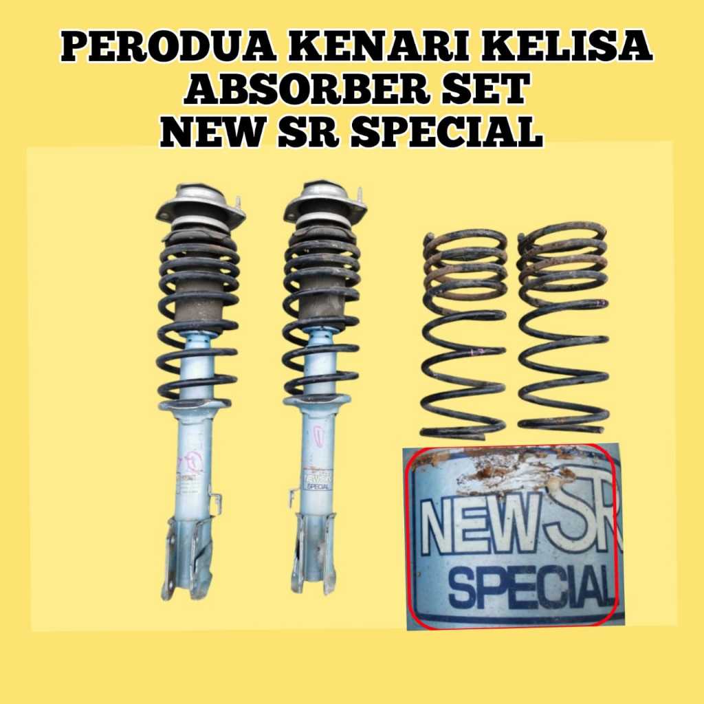 🇯🇵🇯🇵 Absorber Set NEW SR SPECIAL / Absorber Depan Perodua Kenari Kelisa ...