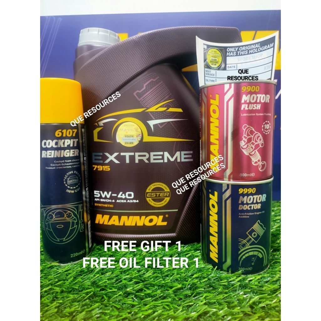 MANNOL 7915 5W40 FULLY SYNTHETIC EXTREME + ESTER | Shopee Malaysia