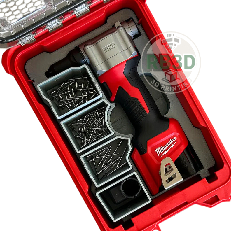 Packout Compact Insert For Milwaukee M12 Rivet Gun Compact Organizer ...