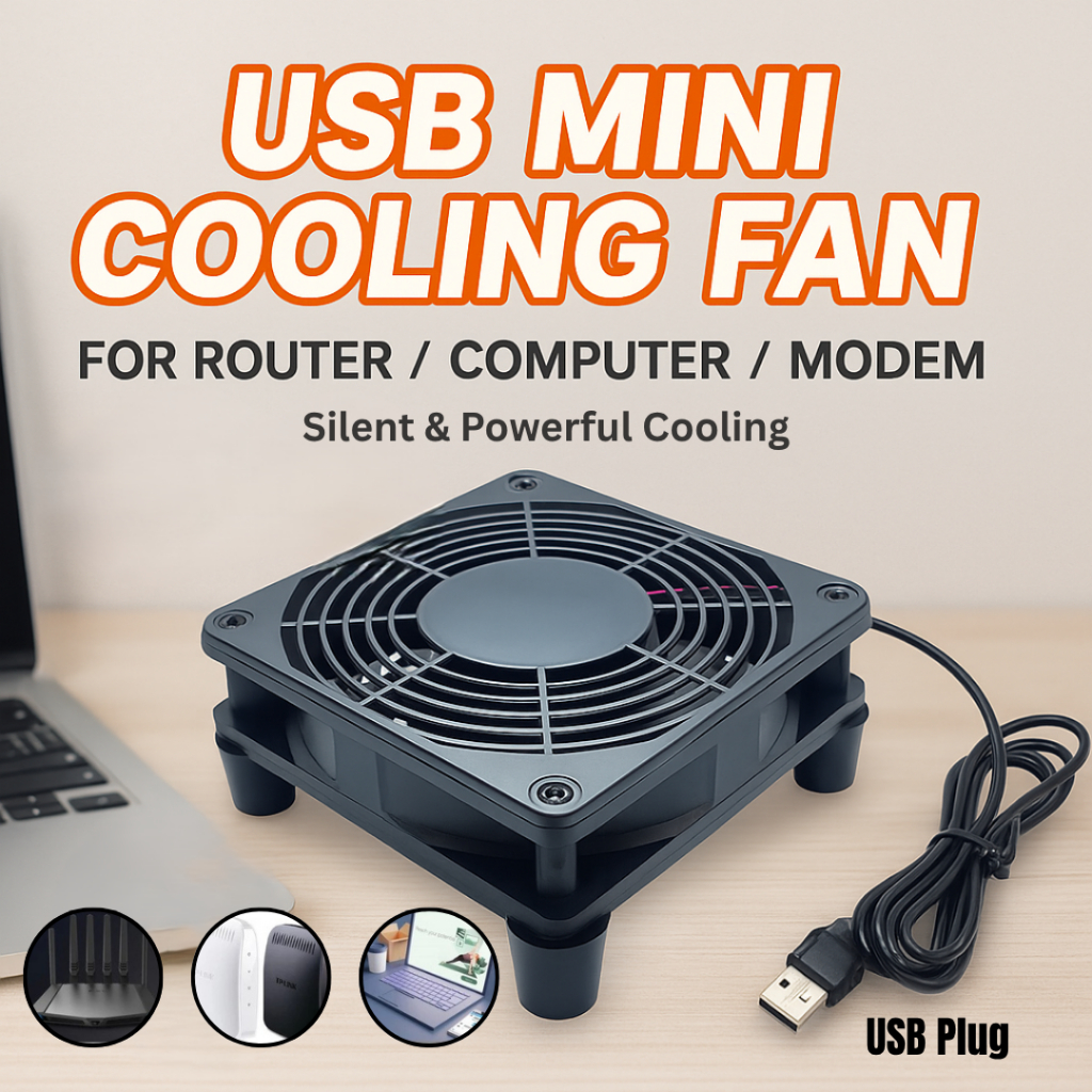 Modem Fan Router Set-top Box Cooling Fan TV Box Cooler Desktop Computer ...