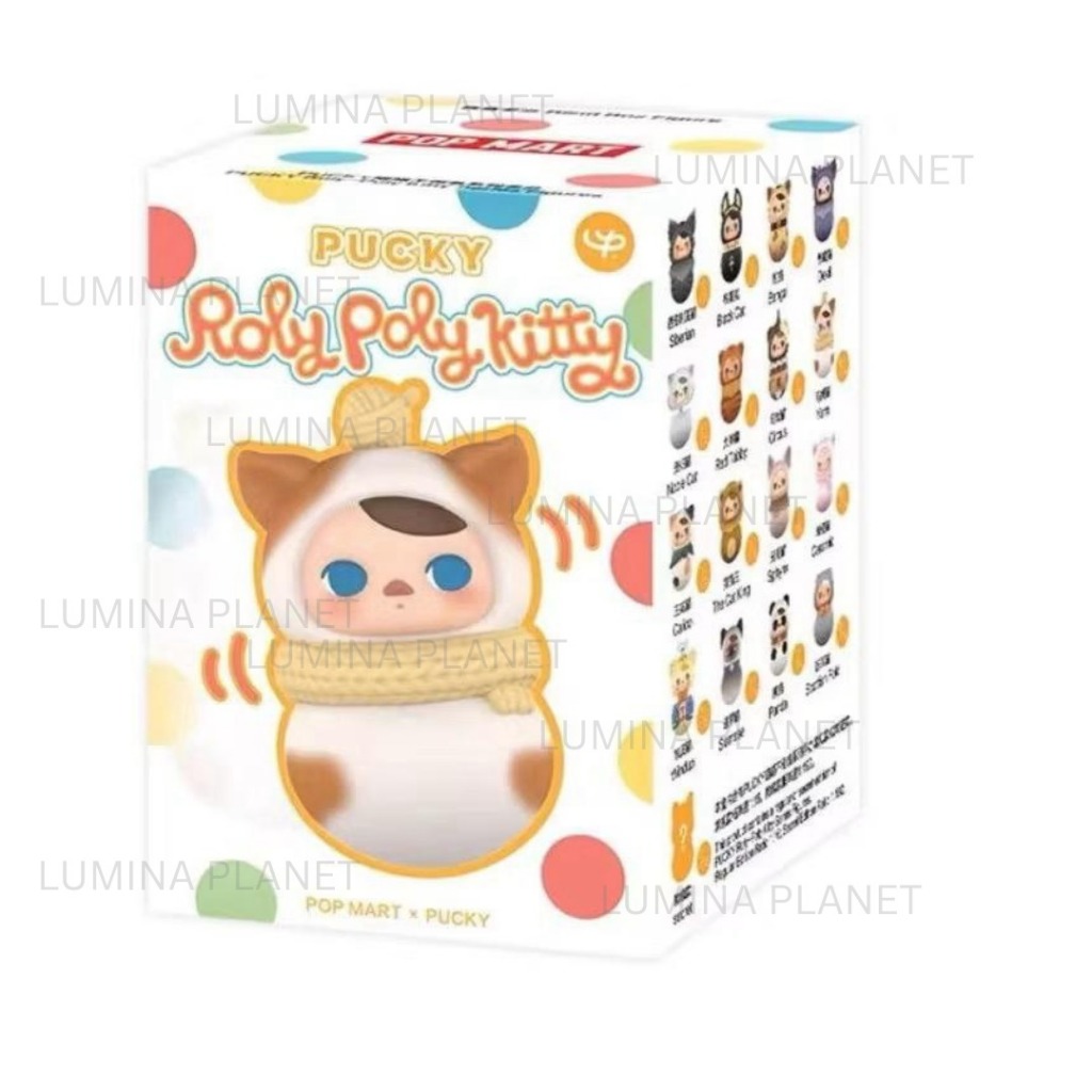 [🔥NEW STOCK & 100% AUTHENTIC🔥] POP MART PUCKY Roly-Poly Kitty Series ...