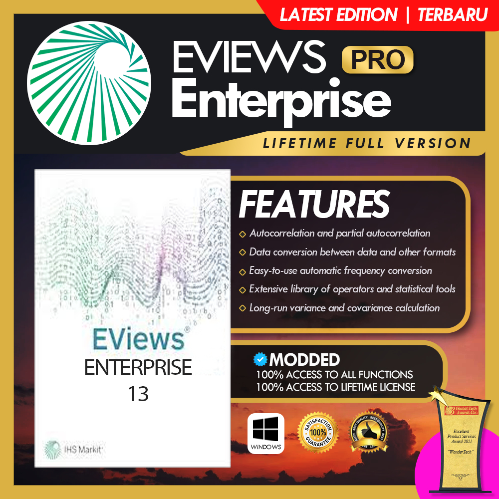🔥100% WORKS🔥 eViews Enterprise v13 2025 🔥 Latest Version | Lifetime ...